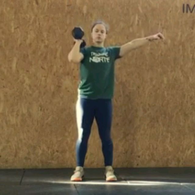 DB SA Shoulder Press by Francisco Perez - Ejercicio Cómo hacerlo - Skimble