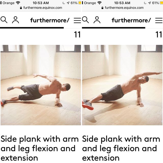 Side Plank With Arm And Leg Flexion And Extension by Siphiwe B ...