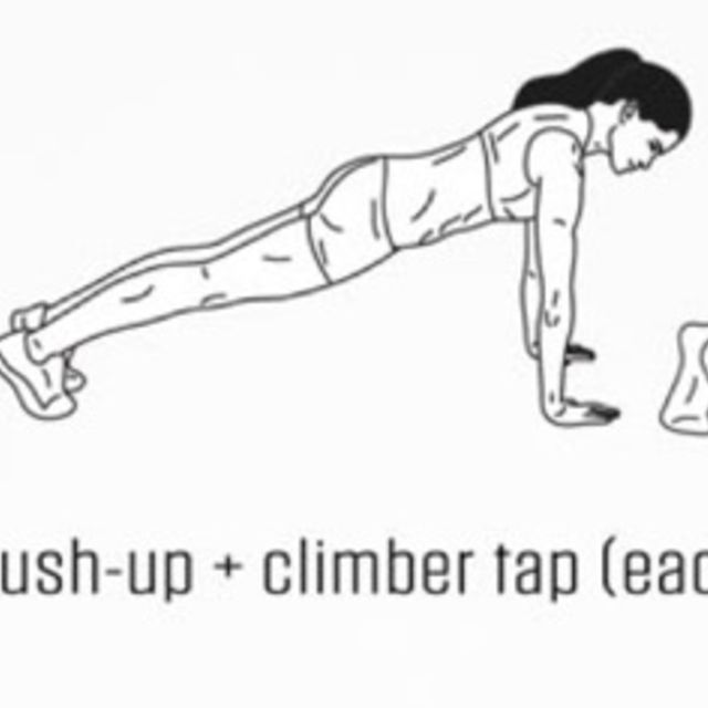 Push Ups Into Bird Dog - Exercise How-to - Workout Trainer by Skimble