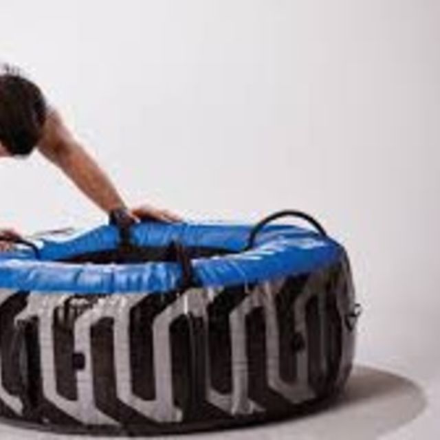 Tire Ball Push By Power Ed On Purpose Exercise How To Skimble