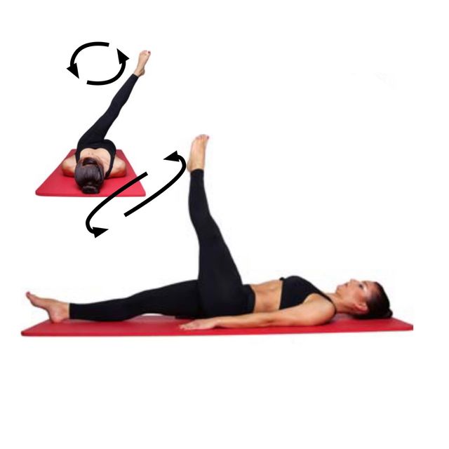 One Leg Circle Left by Ömer Köseoğlu - Exercise How-to - Skimble