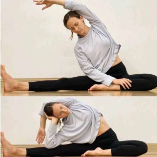 Half Dragonfly Side Bend Left by 𝔻𝕖𝕤𝕖𝕣𝕥 𝔽𝕠𝕩🦊 🌟 - Exercise How-to - Skimble