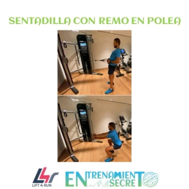 Sentadilla Con Remo En Polea by Jose Carlos Moreno Perez - Ejercicio ...