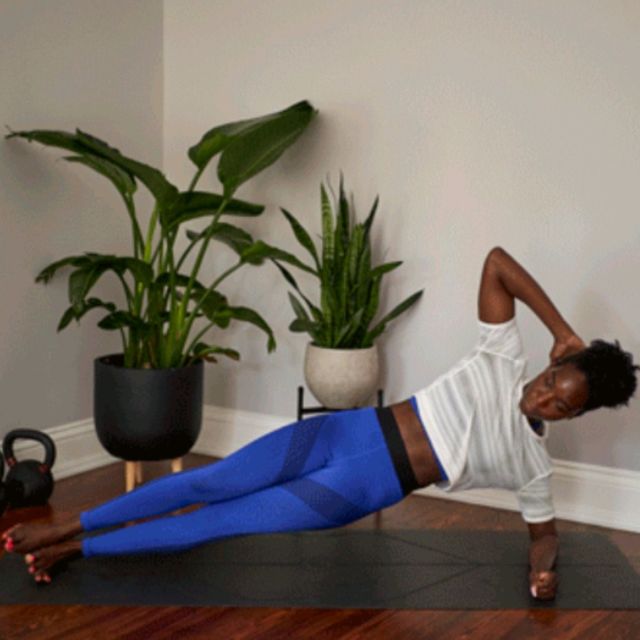 Side Plank Knee To Elbow by Letty Ruiz - Exercise How-to - Skimble