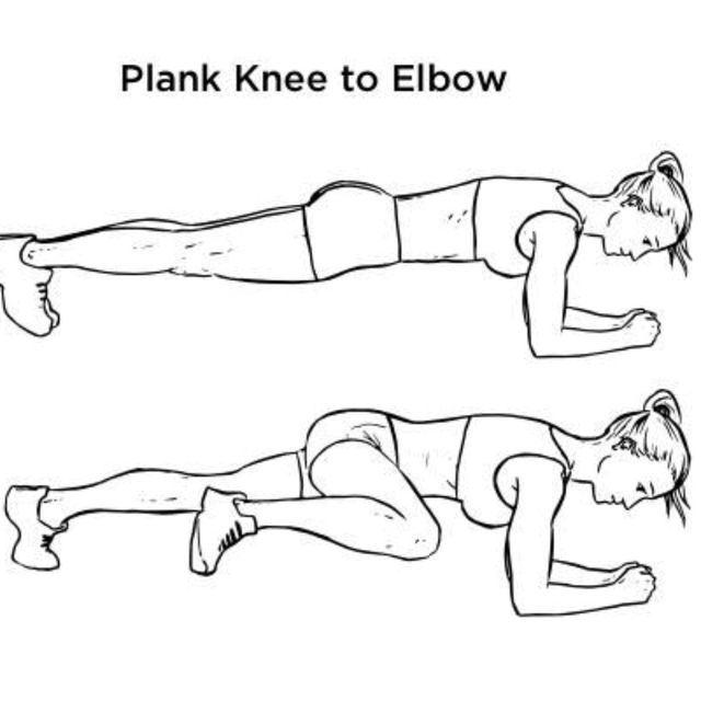 Plank Crunch by Richard Terry Jr - Exercise How-to - Skimble