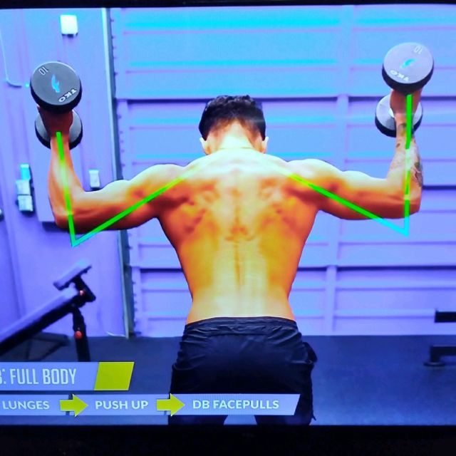 W Up Facepulls With Dumbbell by Charles Runnels - Exercise How-to - Skimble