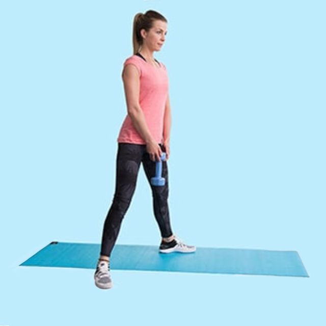 Dumbbell Hang Sumo Squats - Exercise How-to - Skimble