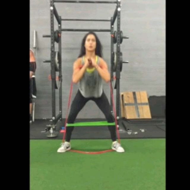 Double Banded Squat by Amber A. - Exercise How-to - Skimble