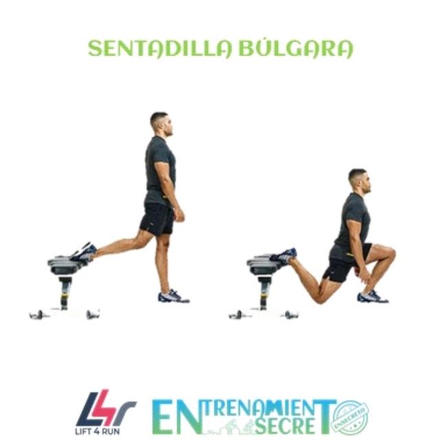 Sentadilla Bulgara Izquierda By Jose Carlos Moreno Perez Ejercicio