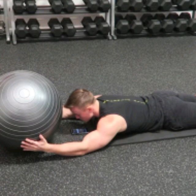 Prone Ball Raises, Keep Legs On Ground - Exercise How-to - Skimble