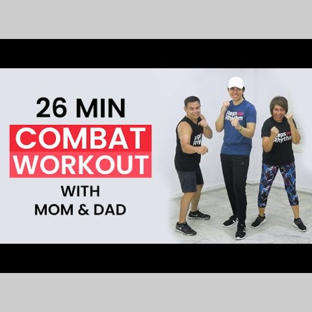 COMBAT CARDIO Workout with My 55 Year Old DAD • Keoni Tamayo - Free Cardio Workout by Anastasia ...