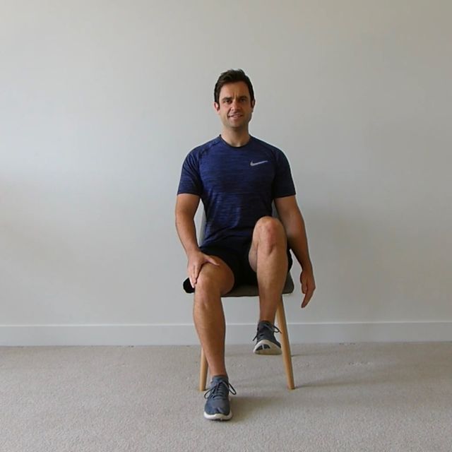 Seated Hip Flexion (L) by Ömer Köseoğlu - Exercise How-to - Skimble