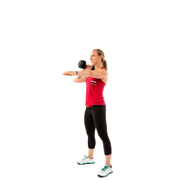 Dumbbell Thruster (R) - Exercise How-to - Skimble