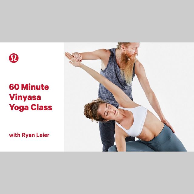 60 Min Vinyasa Yoga with Ryan Leier - Free Yoga Workout - Skimble