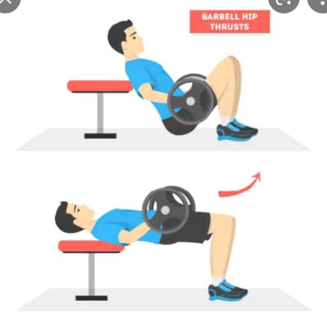 Barbell Hip Thrust by Annette Garza - Exercise How-to - Skimble