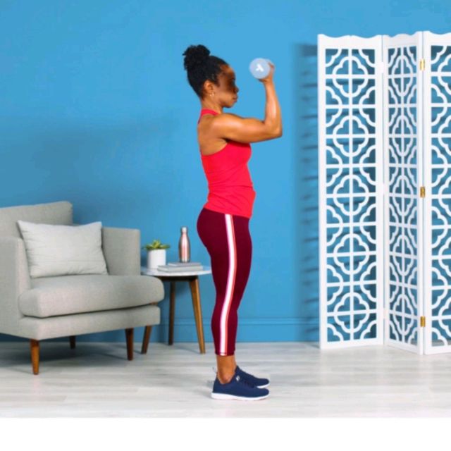 Standing Eccentric Triceps Extensions by Tiffany D. - Exercise How-to ...