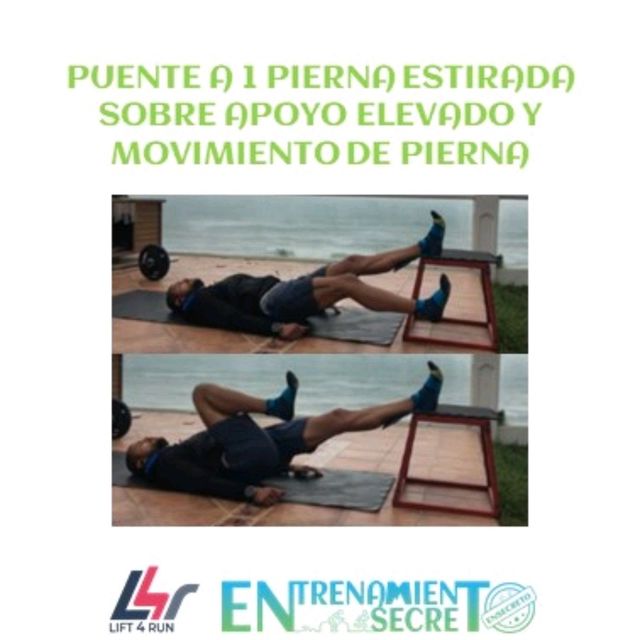 Puente Elevado A Una Pierna Flexionando Pierna Derecha by Jose Carlos M ...