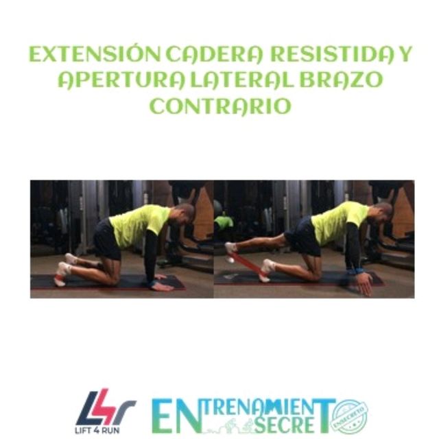 Extensión De Cadera Resistida Izquierda Y Apertura Brazo Derecho by ...