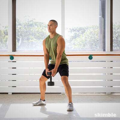 Squat Kickback by April Chaney - Exercise How-to - Skimble