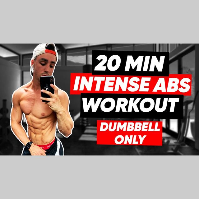 20 Min Dumbbell Abs Workout - Best Intense Workout by Frank C. - Skimble