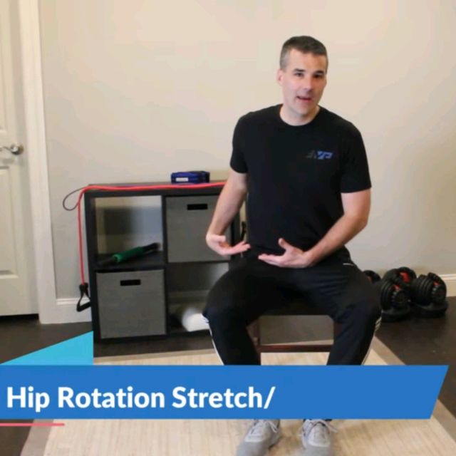 Hip Rotation Stretch - Exercise How-to - Skimble