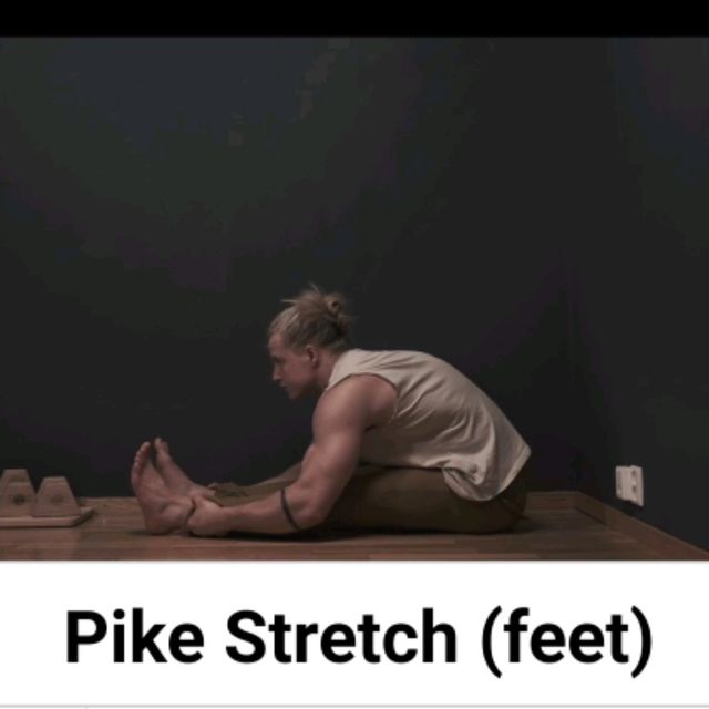 Pike Stretch (feet) - Exercise How-to - Skimble