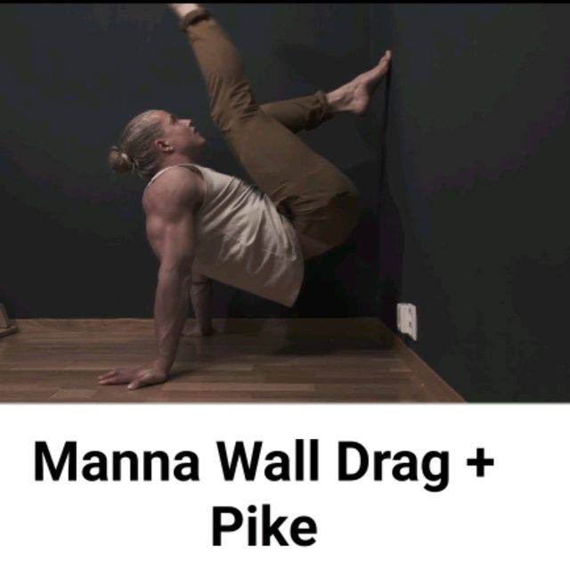 Manna Wall Drag + Pike by Alex 🌊. - Exercise How-to - Skimble