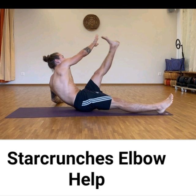 Star Crunches Elbow Help by Alex 🌊. - Exercise How-to - Skimble