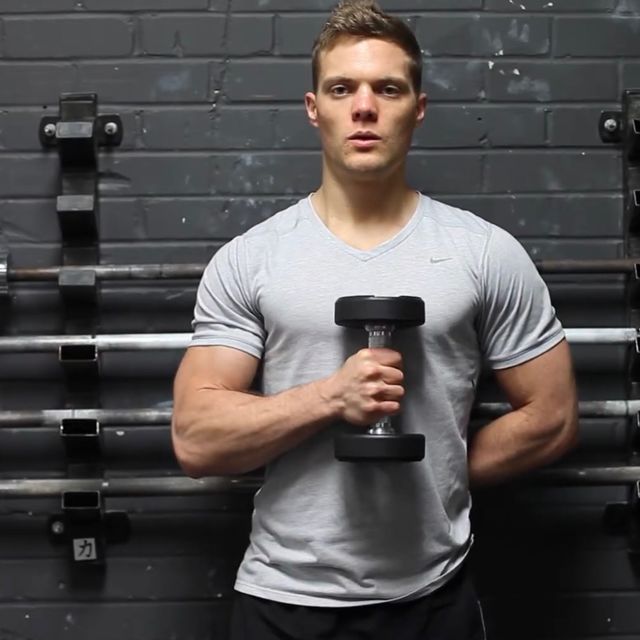 Standing Shoulder External Rotation (R) by Ömer Köseoğlu - Exercise How ...