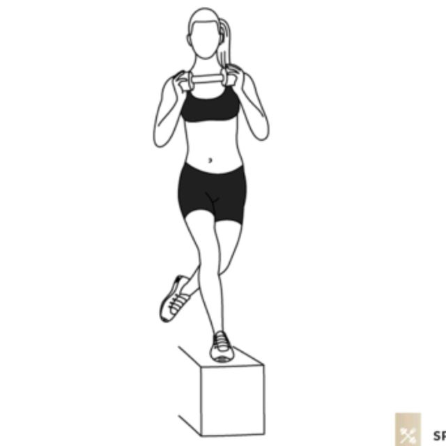 Step Up Crossover by Tiffany D. - Exercise How-to - Skimble