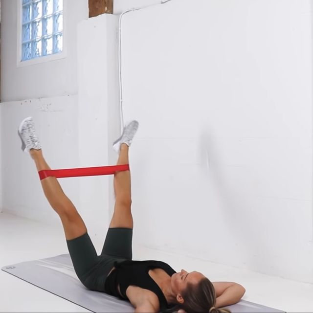 Mini Band Lying Hip Abduction by Ömer Köseoğlu - Exercise How-to - Skimble