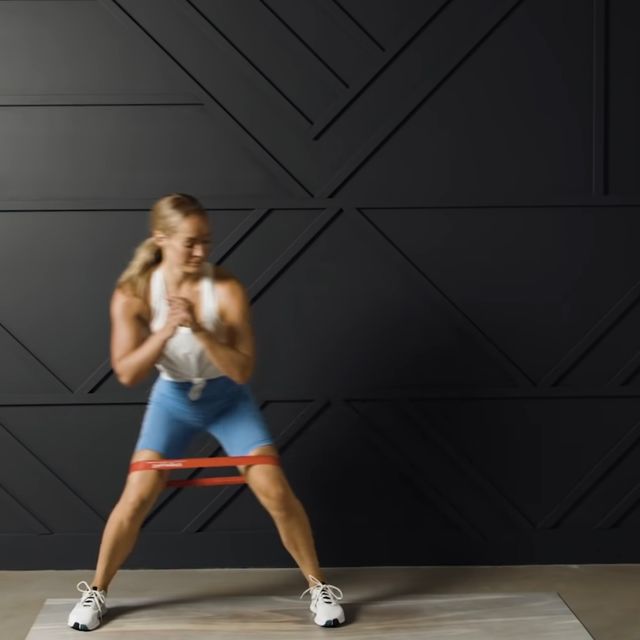 Mini Band Lateral Steps by Ömer Köseoğlu - Exercise How-to - Skimble