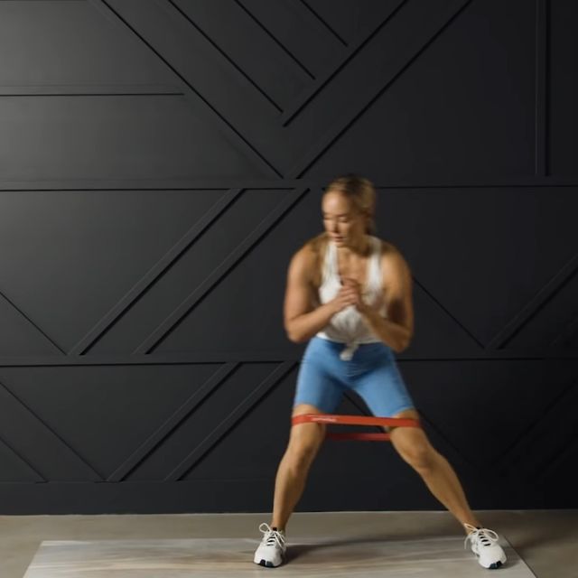 Mini Band Lateral Steps by Ömer Köseoğlu - Exercise How-to - Skimble