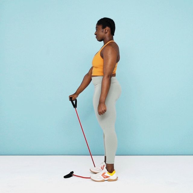 Single Arm Front Raise (Right) by Mel Jardine - Exercise How-to - Skimble