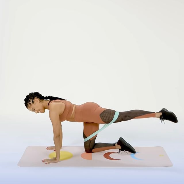 Mini Band Straight Leg Lifts 1 (L) by Ömer Köseoğlu - Exercise How-to ...