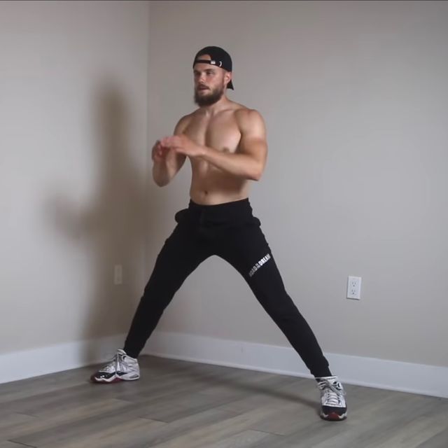 Lateral Split Squat (L) - Exercise How-to - Workout Trainer by Skimble