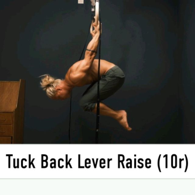Tuck Back Lever Raise by Alex 🌊. - Exercise How-to - Skimble