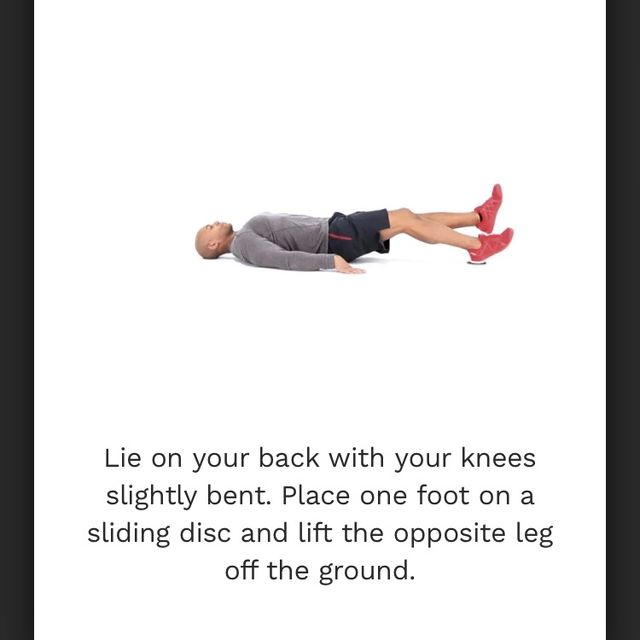 Slider Single Leg Hamstring Curl by Sonya G. - Exercise How-to - Skimble