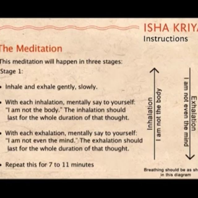 Isha Kriya Stage 1 by Siphiwe Baleka - Exercise How-to - Skimble