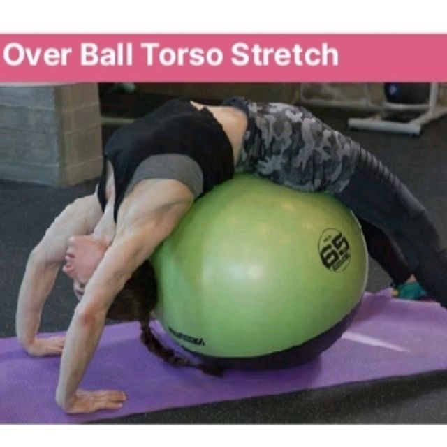 Over Ball Torso by Christina H. - Exercise How-to - Skimble