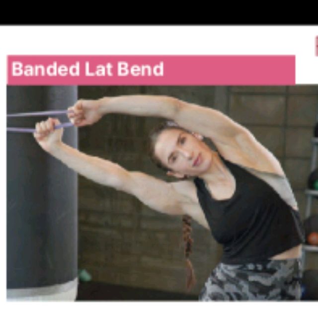Banded Lat Bend by Christina H. - Exercise How-to - Skimble