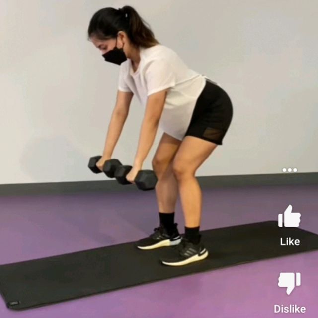 Dumbbell Rear Delt Row by Carmina Viniegra - Exercise How-to - Skimble