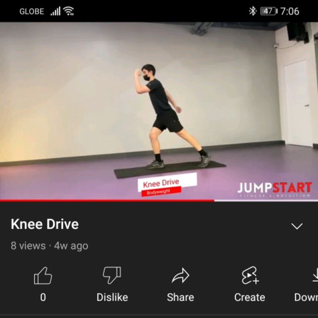 Knee Drive by Carmina Viniegra - Exercise How-to - Skimble
