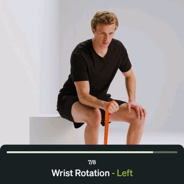 Wrist Rotation - Left - Exercise How-to - Workout Trainer by Skimble