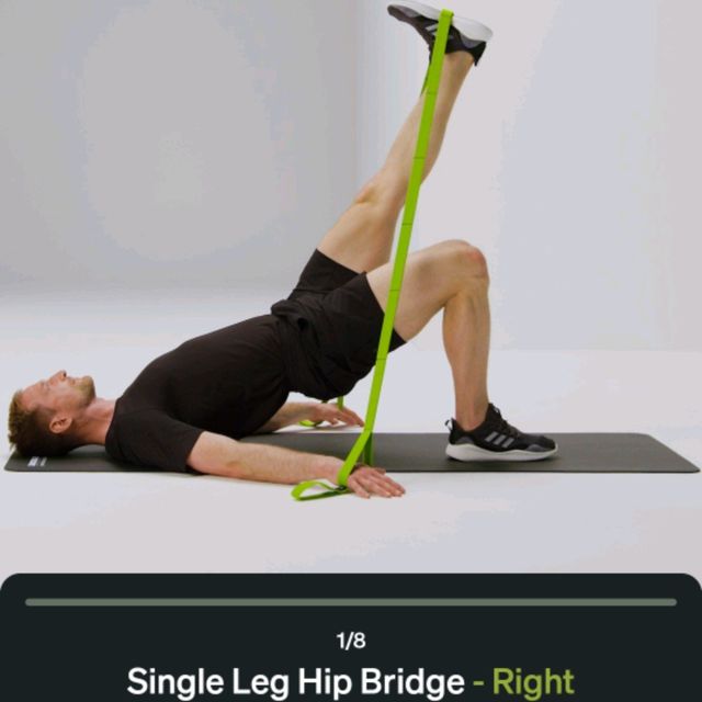 Single Leg Hip Bridge - Right por Rajeswari D. - Ejercicio Cómo hacerlo ...