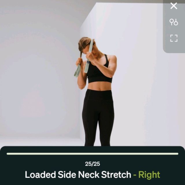 Loaded Side Neck Stretch - Right by Rajeswari D. - Exercise How-to ...