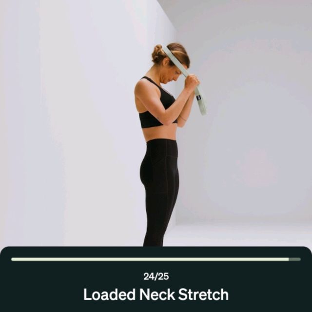 Loaded Neck Stretch - Exercise How-to - Workout Trainer by Skimble