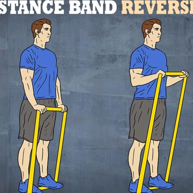 Resistance Band: Reverse Curl by Richard Terry Jr - Exercise How-to ...