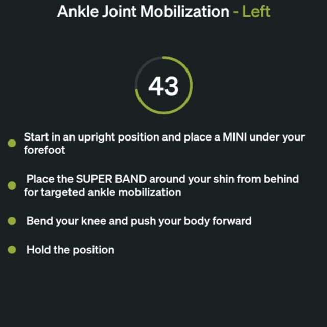Ankle Joint Mobilization - Left by Rajeswari D. - Exercise How-to - Skimble