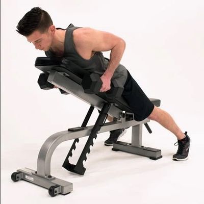 Dumbbell Tripod Row - Exercise How-to - Workout Trainer by Skimble